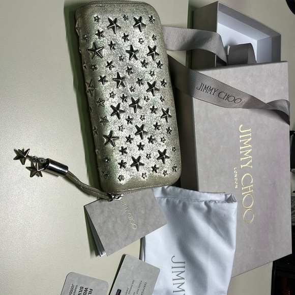 Jimmy Choo | Bags | Jimmy Choo Star Bling Wallet | Poshmark